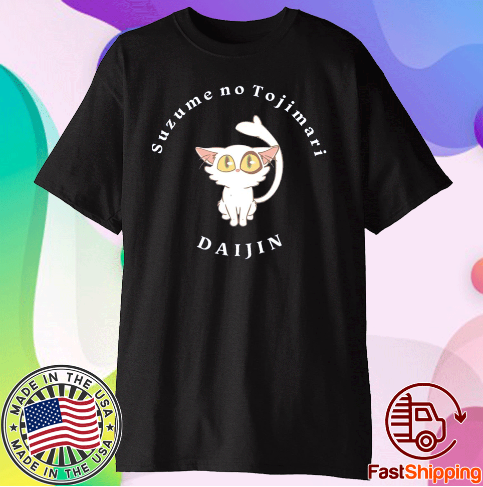 Suzume No Tojimari Cat Daijin Cute Fan Art Unisex 2023 Shirt